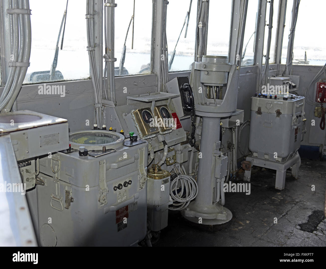 Honolulu, Hawaii, USA. 23rd Feb, 2013. Navigation Bridge of the ...