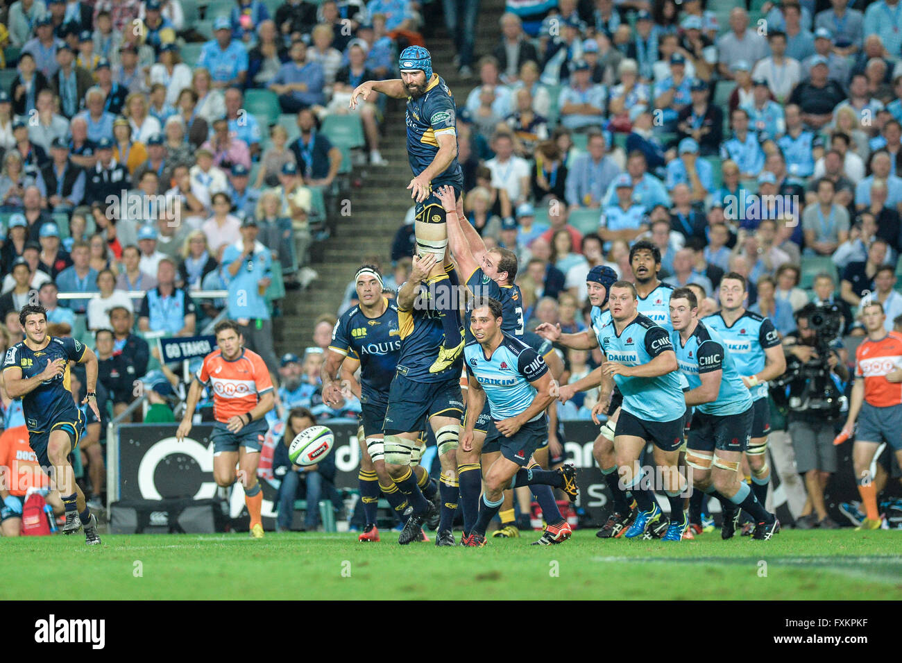 Allianz Stadium, Sydney, Australia. 16th Apr, 2016. Super Rugby ...