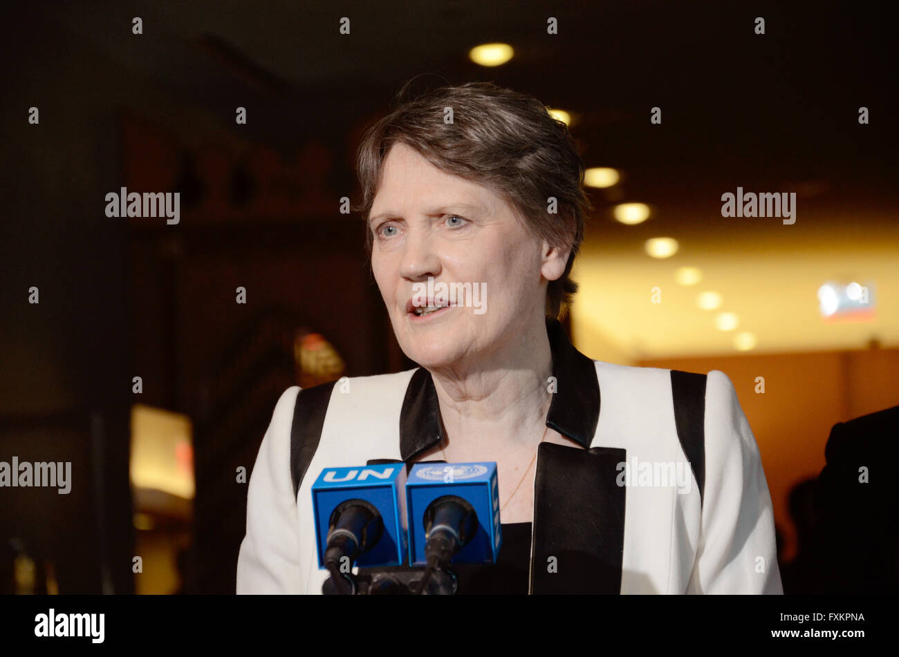 Helen Clark, former prime minister of New Zealand and current head of ...