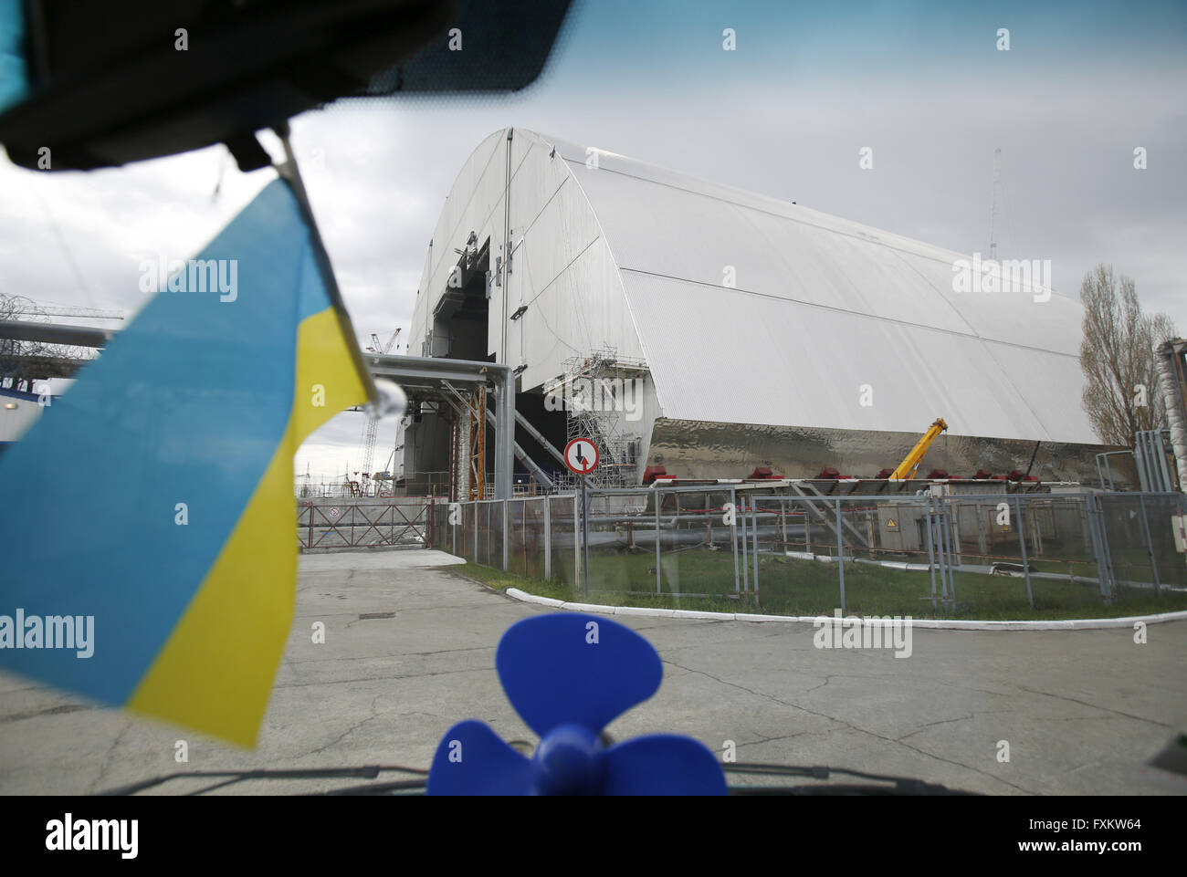 April 16, 2016 - A picture taken on April 16, 2016 shows the Chernobyl ...