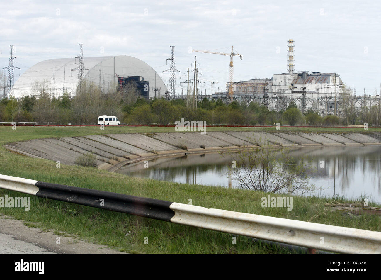 April 16, 2016 - A picture taken on April 16, 2016 shows the Chernobyl ...