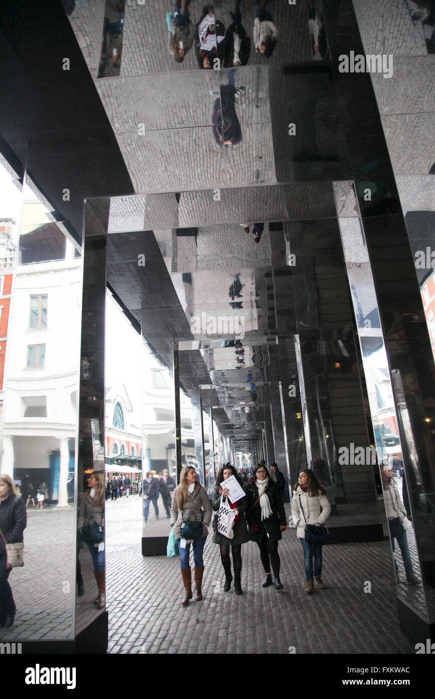 London 16 April 2016 - Covent Garden is wrapped with 32,000 sq ft of ...