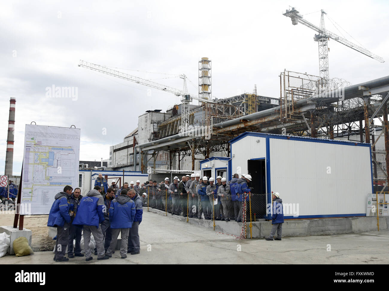 Chernobyl reactor 4 control hi-res stock photography and images - Alamy
