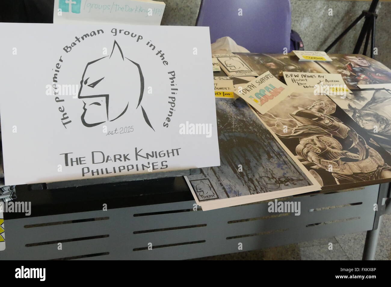 Pasig, Philippines. 16th Apr, 2016. Batman Fans booth during Summer ...