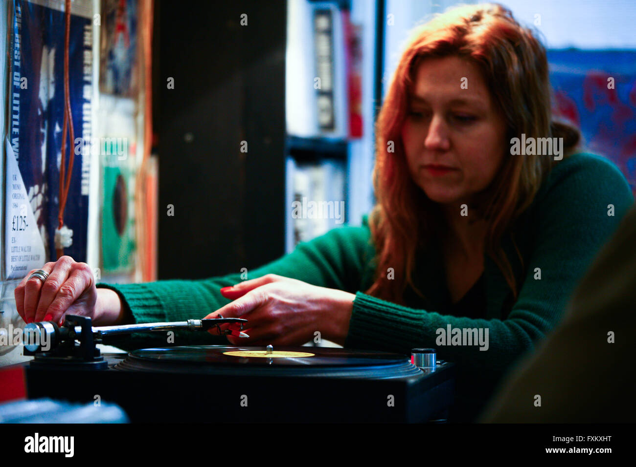 London, UK. 16th April 2016. 9th International Record Day celebrates ...