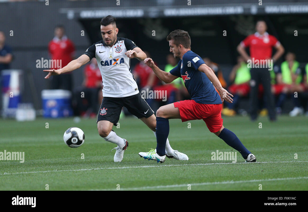 Sao Paulo, Brazil. 16th April, 2016. CORINTHIANS X RED BULL BRAZIL ...