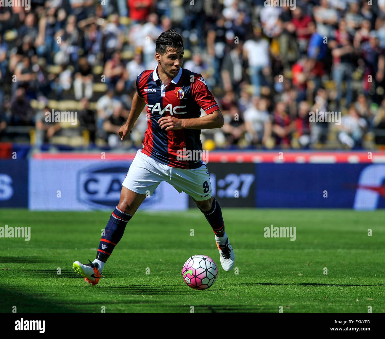 Bologna, Italy. 16 April, 2016: Saphir Taider in action during the ...