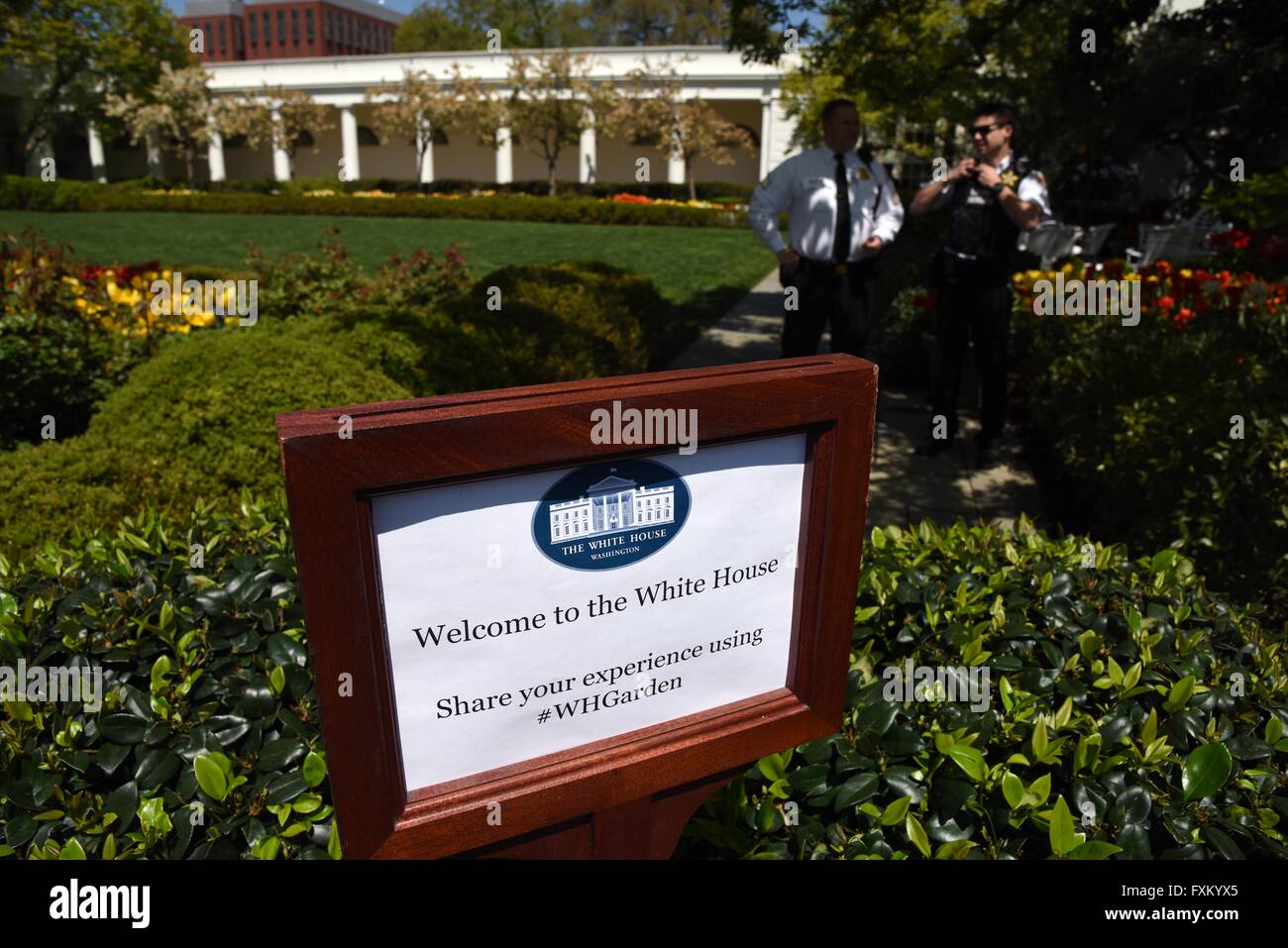 Washington dc white house garden tour hi-res stock photography and ...