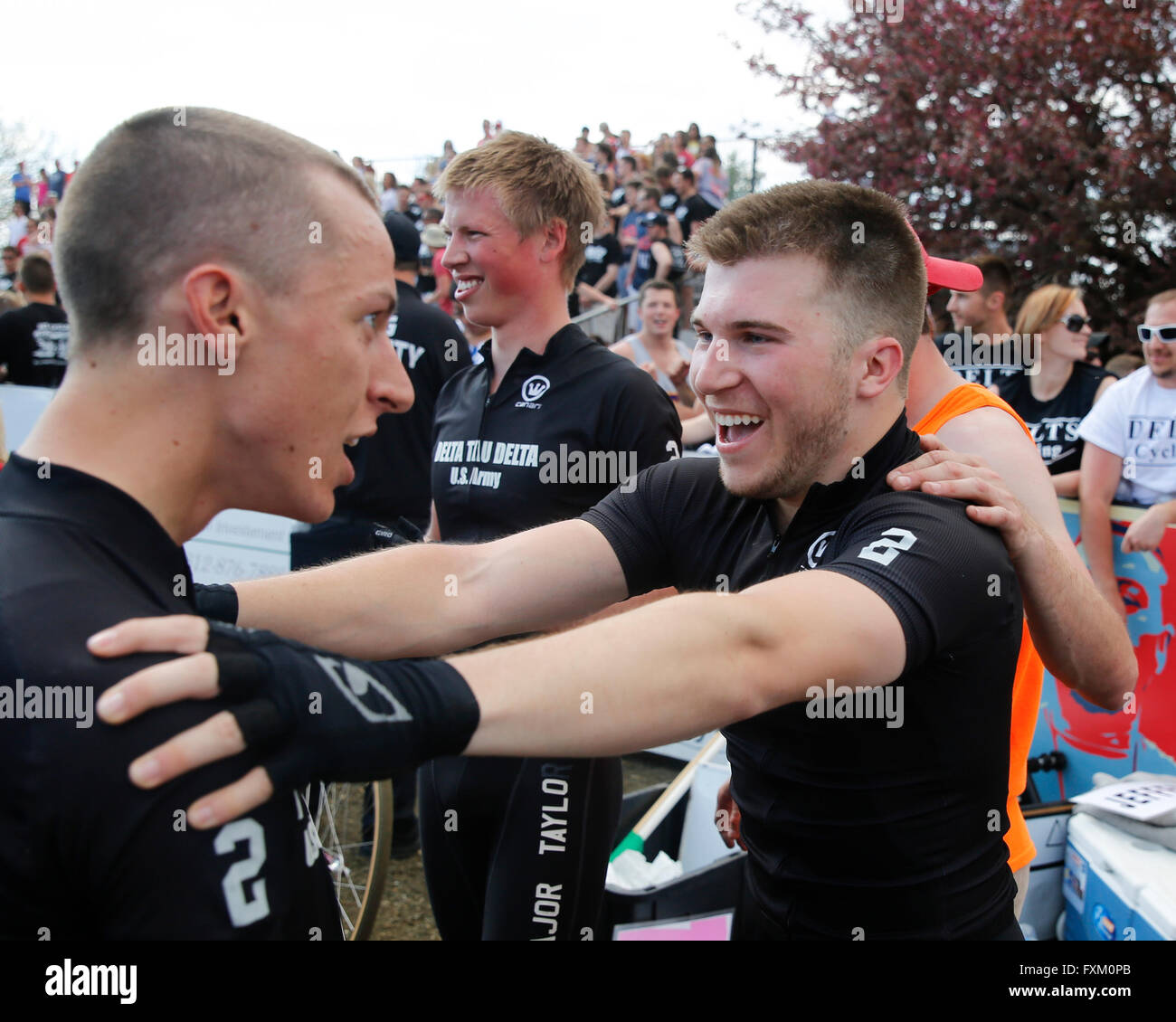 Bloomington, Indiana. 16th April, 2016. Delta Tau Delta's Luke ...