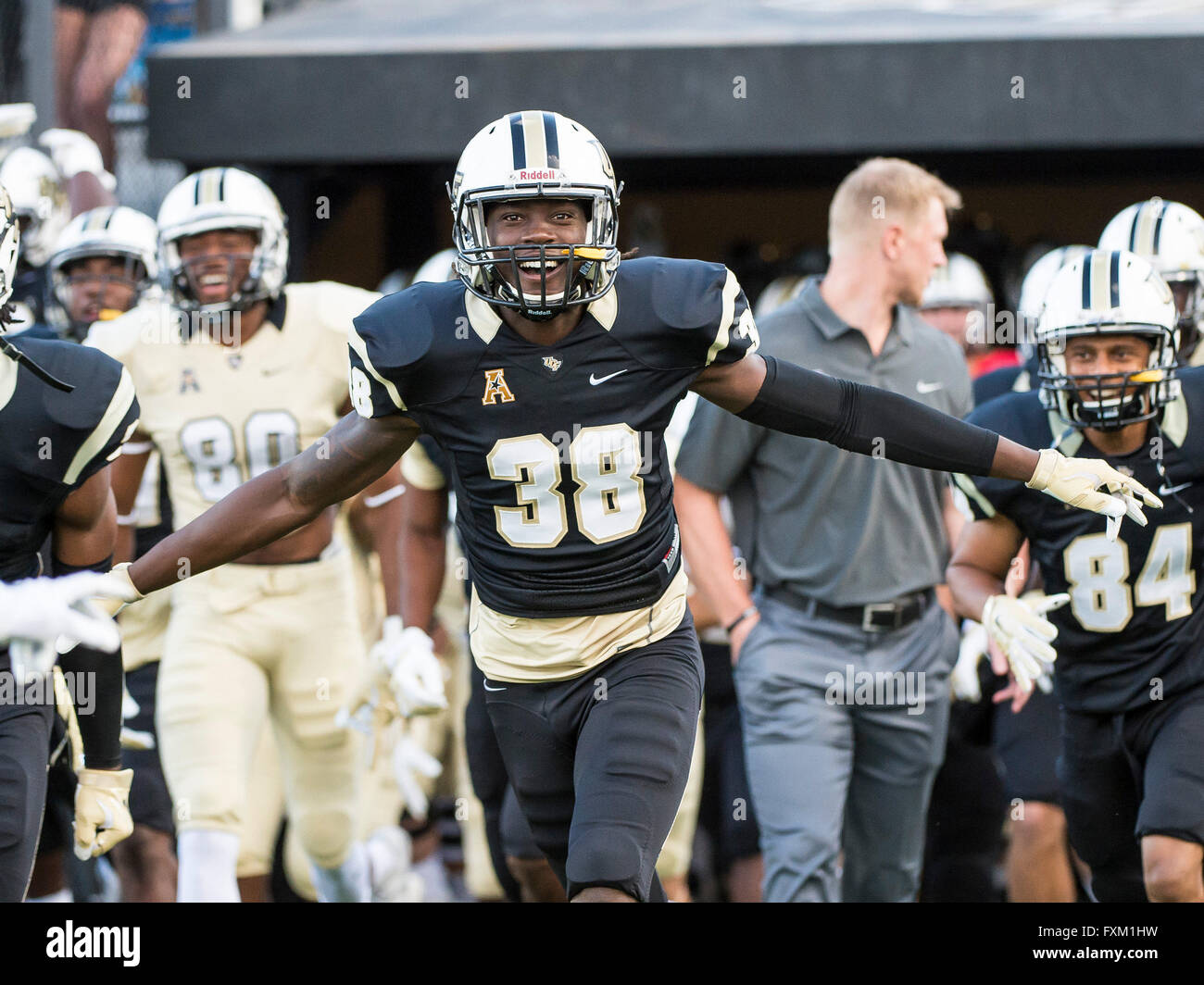 Orlando, FL, USA. 16th Apr, 2016. UCF Knights defensive back Nevelle ...