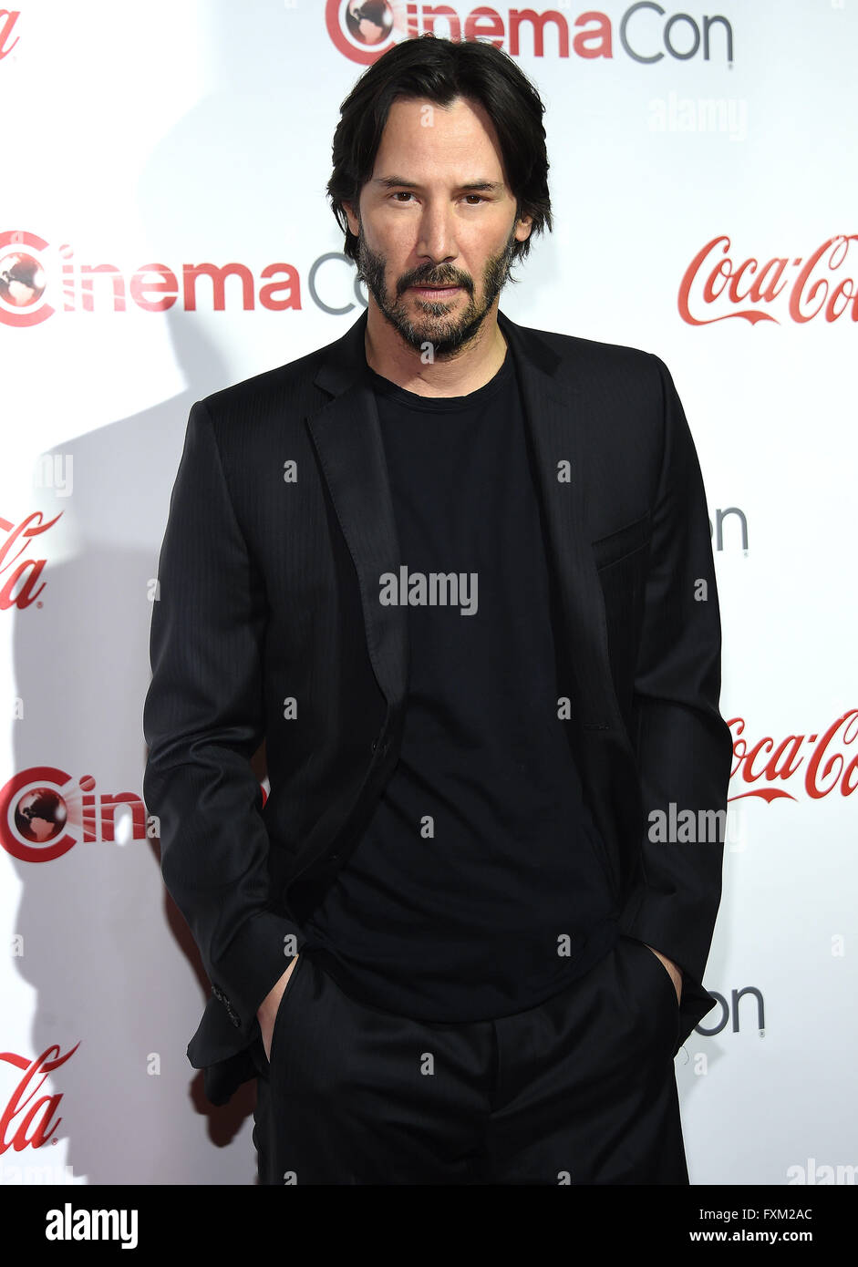 Las Vegas, Nevada, USA. 14th Apr, 2016. Keanu Reeves arrives for the ...