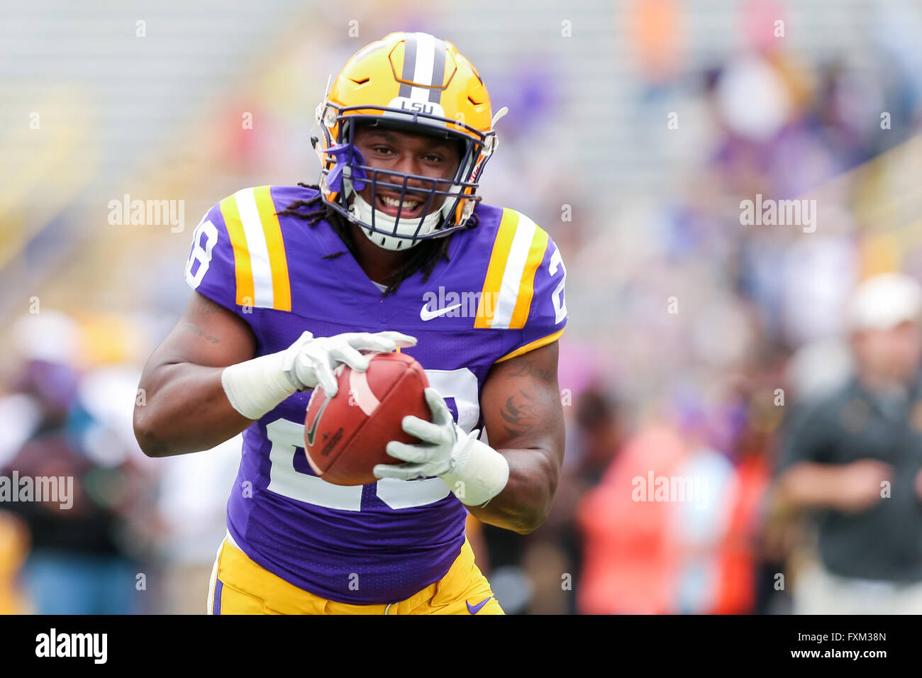 Baton Rouge, LA, USA. 16th Apr, 2016. LSU Tigers safety Jalen Mills (28 ...