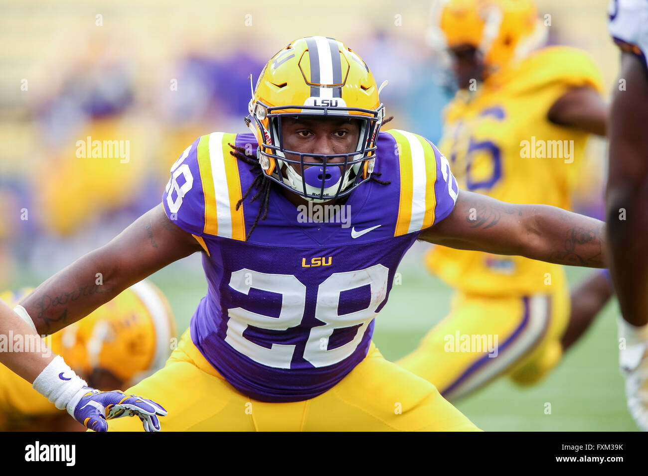 Baton Rouge La Usa 16th Apr 2016 Lsu Tigers Safety Jalen Mills 28