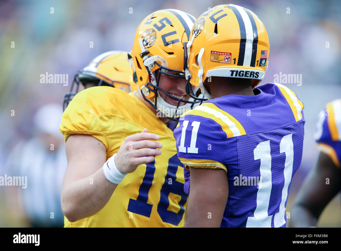 Baton Rouge, LA, USA. 16th Apr, 2016. LSU Tigers wide receiver Dee ...