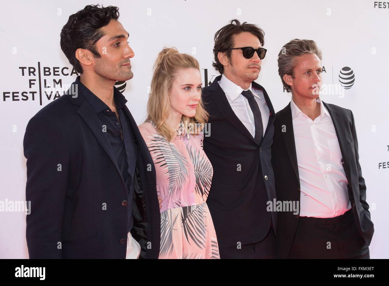 New York, NY, USA. 16th Apr, 2016. Dominic Rains, Rachel Brosnahan ...