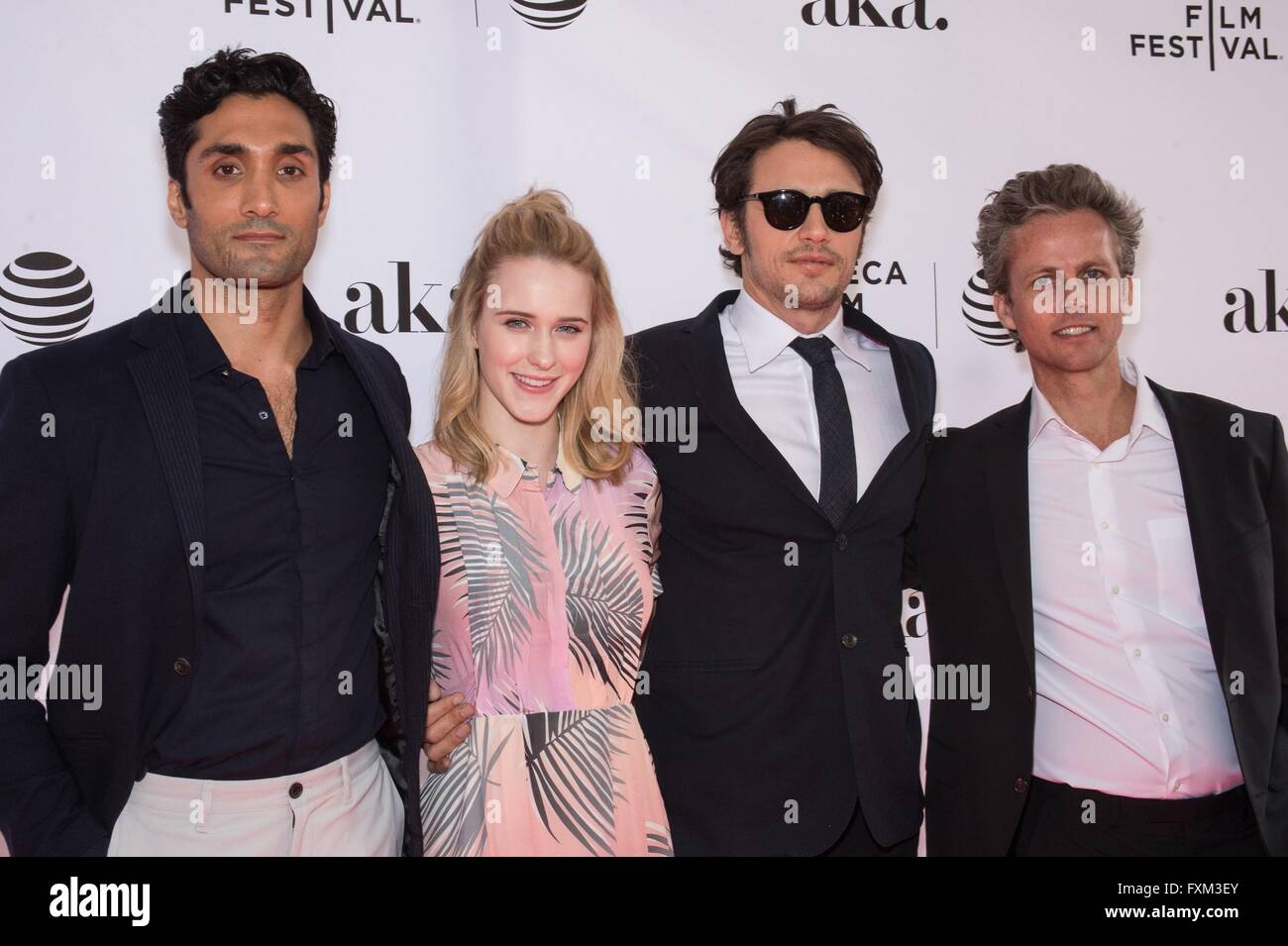 New York, NY, USA. 16th Apr, 2016. Dominic Rains, Rachel Brosnahan ...