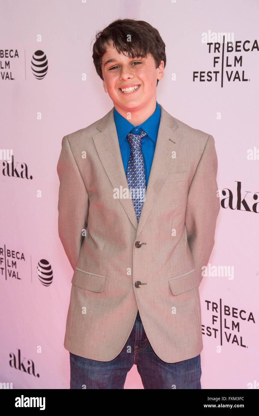New York, NY, USA. 16th Apr, 2016. Ari Vosaitis at arrivals for THE ...