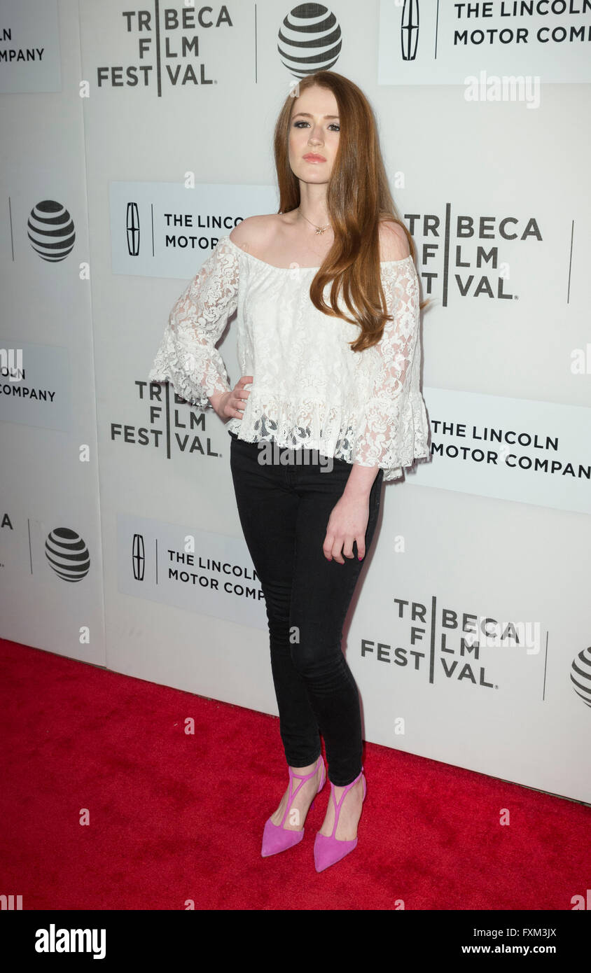 New York, NY USA - April 16, 2016: Taylor Rose attends premiere of The ...