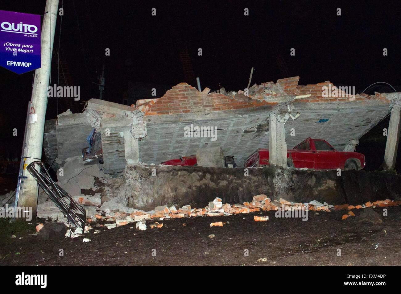 Ecuador quito earthquake hi-res stock photography and images - Alamy