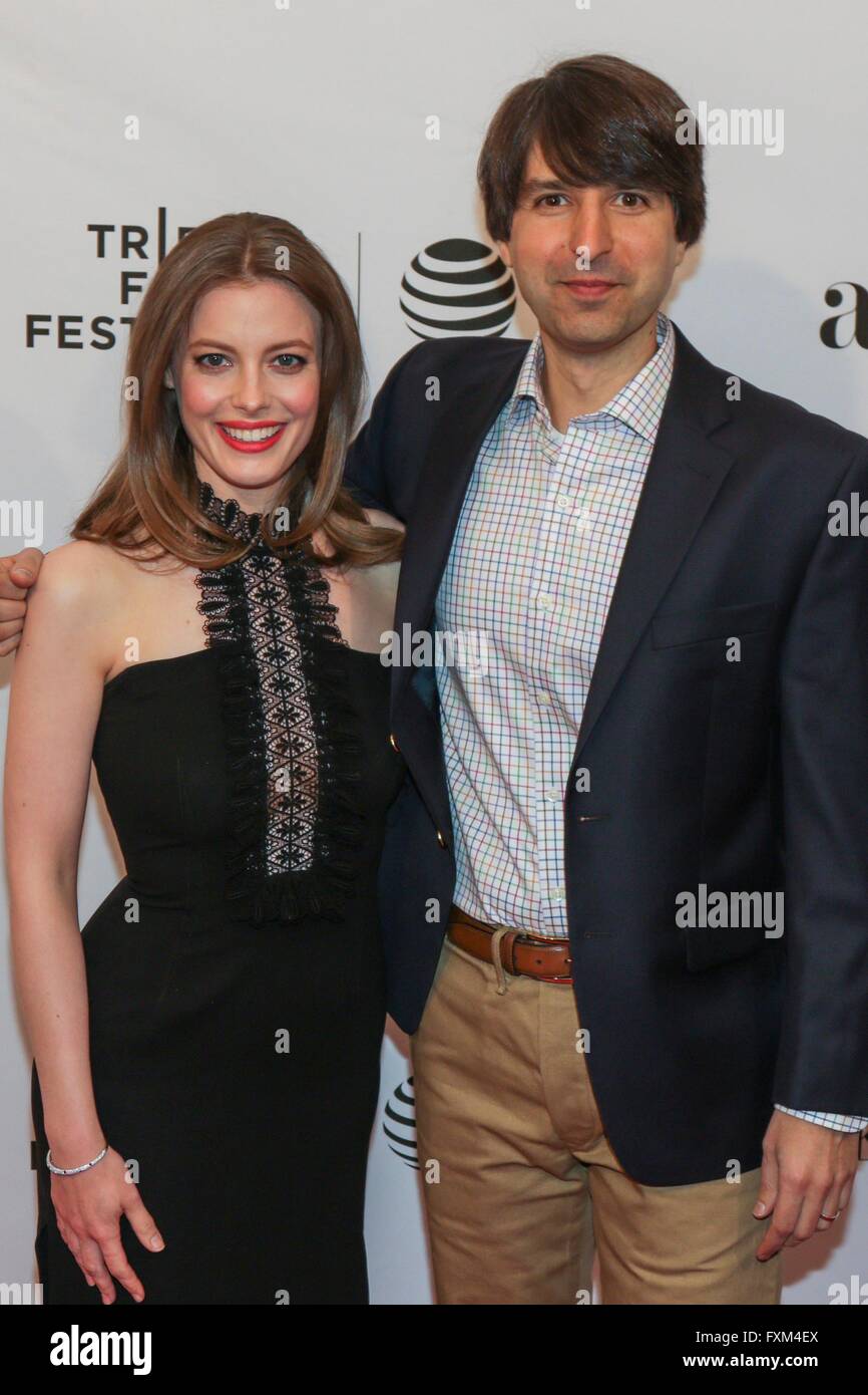New York, NY, USA. 16th Apr, 2016. Gillian Jacobs, Demetri Martin at ...