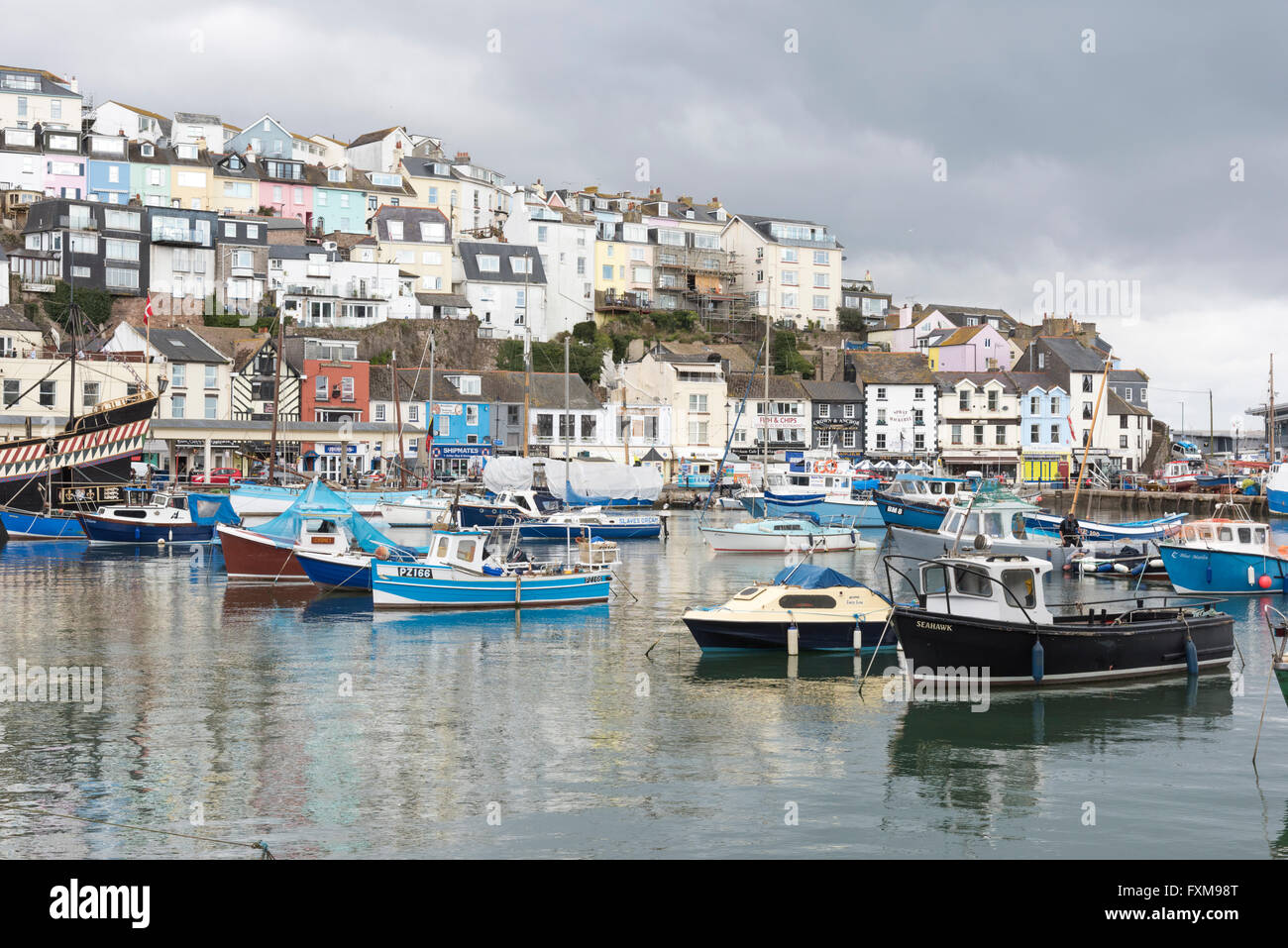Brixham fishing harbour devon hi-res stock photography and images - Alamy