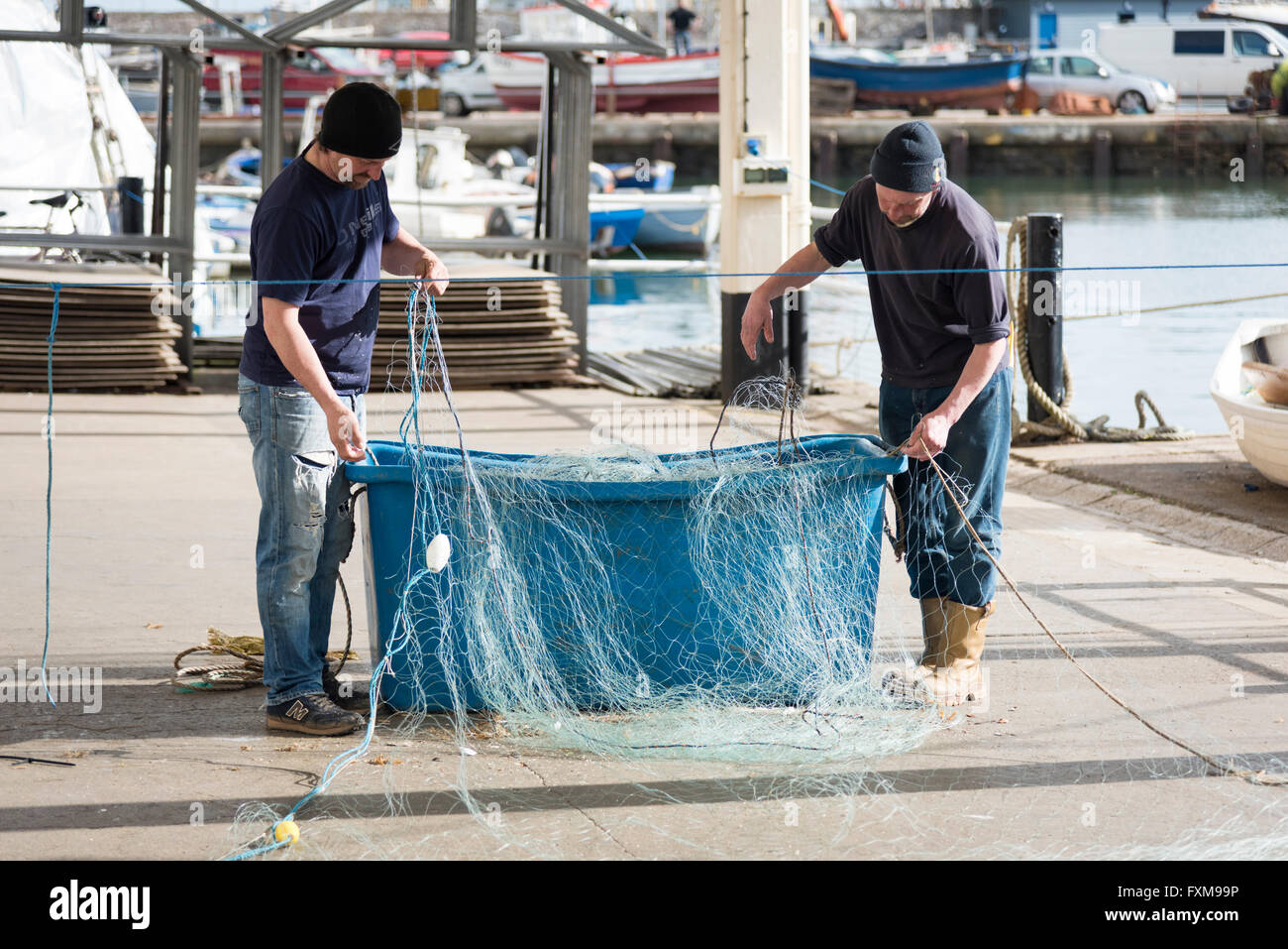 Net mending hi-res stock photography and images - Alamy