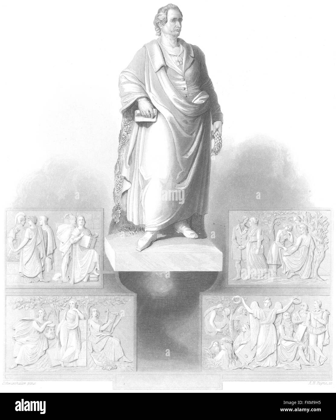 Goethe monuments Black and White Stock Photos & Images - Alamy