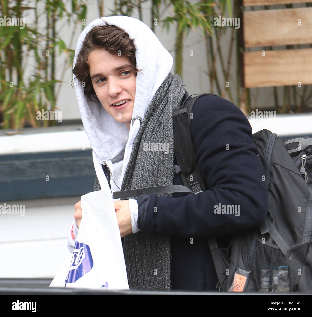 The Vamps outside ITV Studios today Featuring: The Vamps, Brad Simpson ...