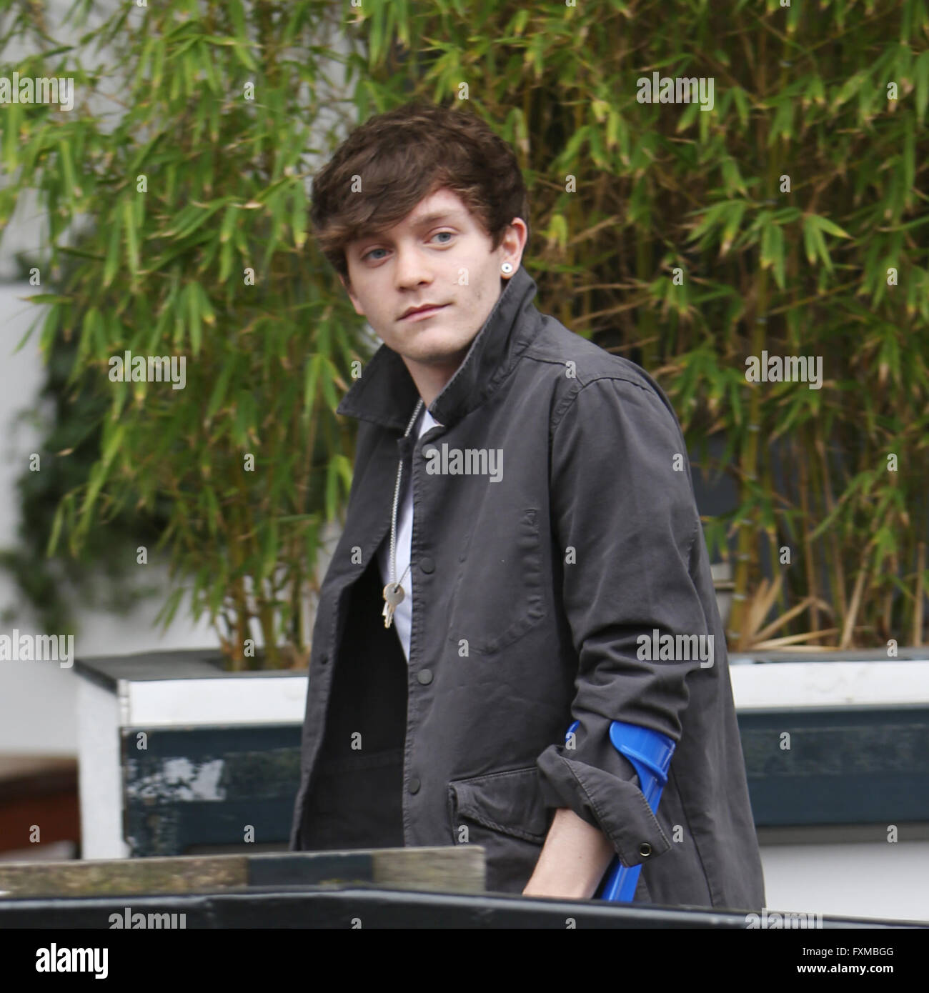 The Vamps outside ITV Studios today Featuring: The Vamps, Connor Ball ...
