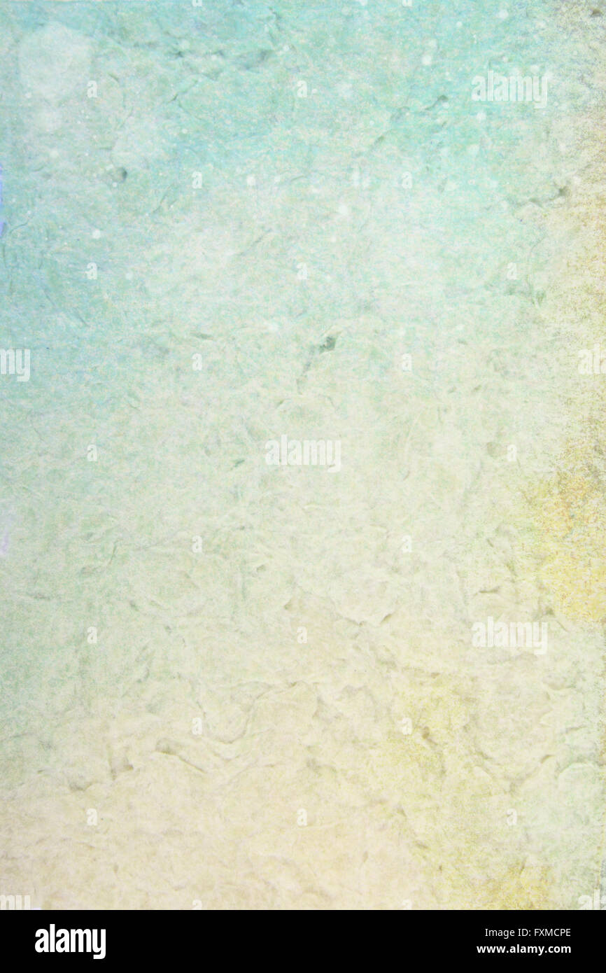 Abstract textured background: blue and brown patterns on yellow ...
