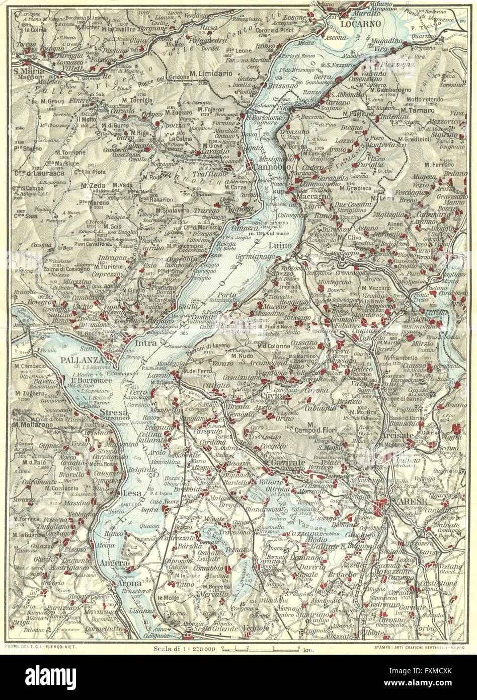 Varese map High Resolution Stock Photography and Images - Alamy