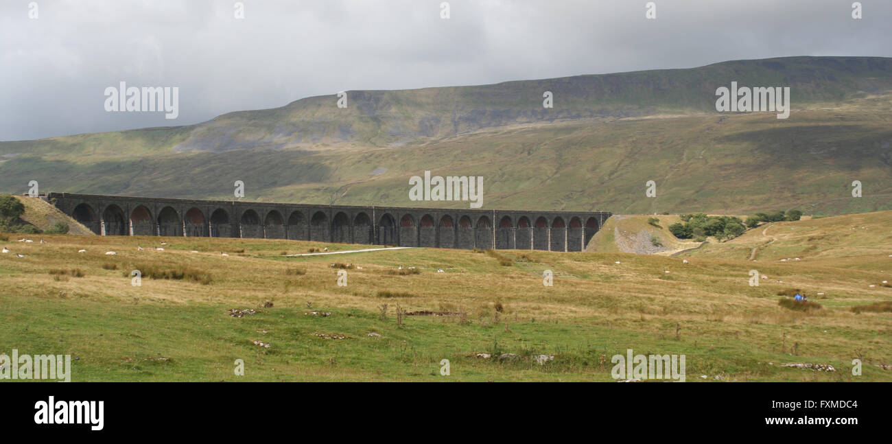 Ribblehead Viaduct and Whernside Stock Photo - Alamy