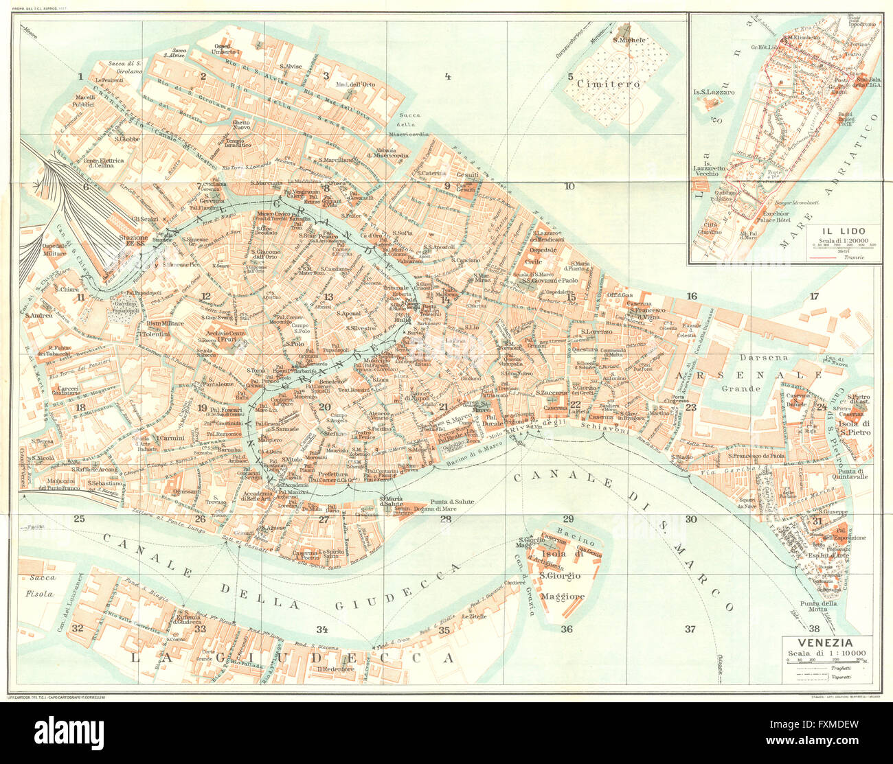 Historic Maps Of Venice Interesting Maps: Venice In The 16th