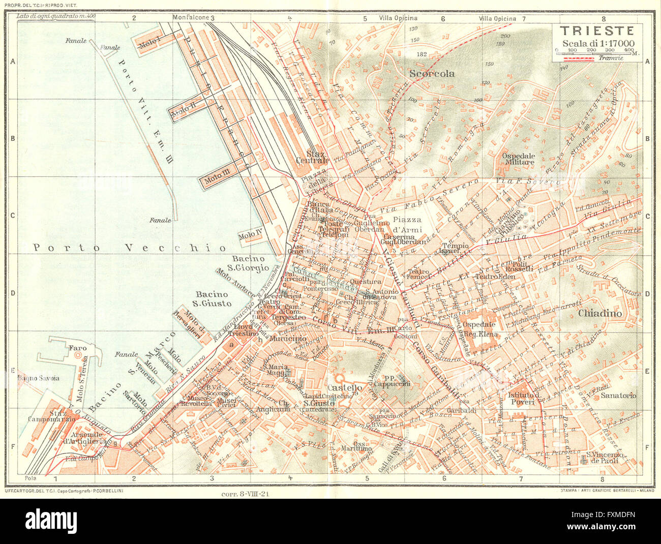 Festivalbar 1986 Trieste Italy Map
