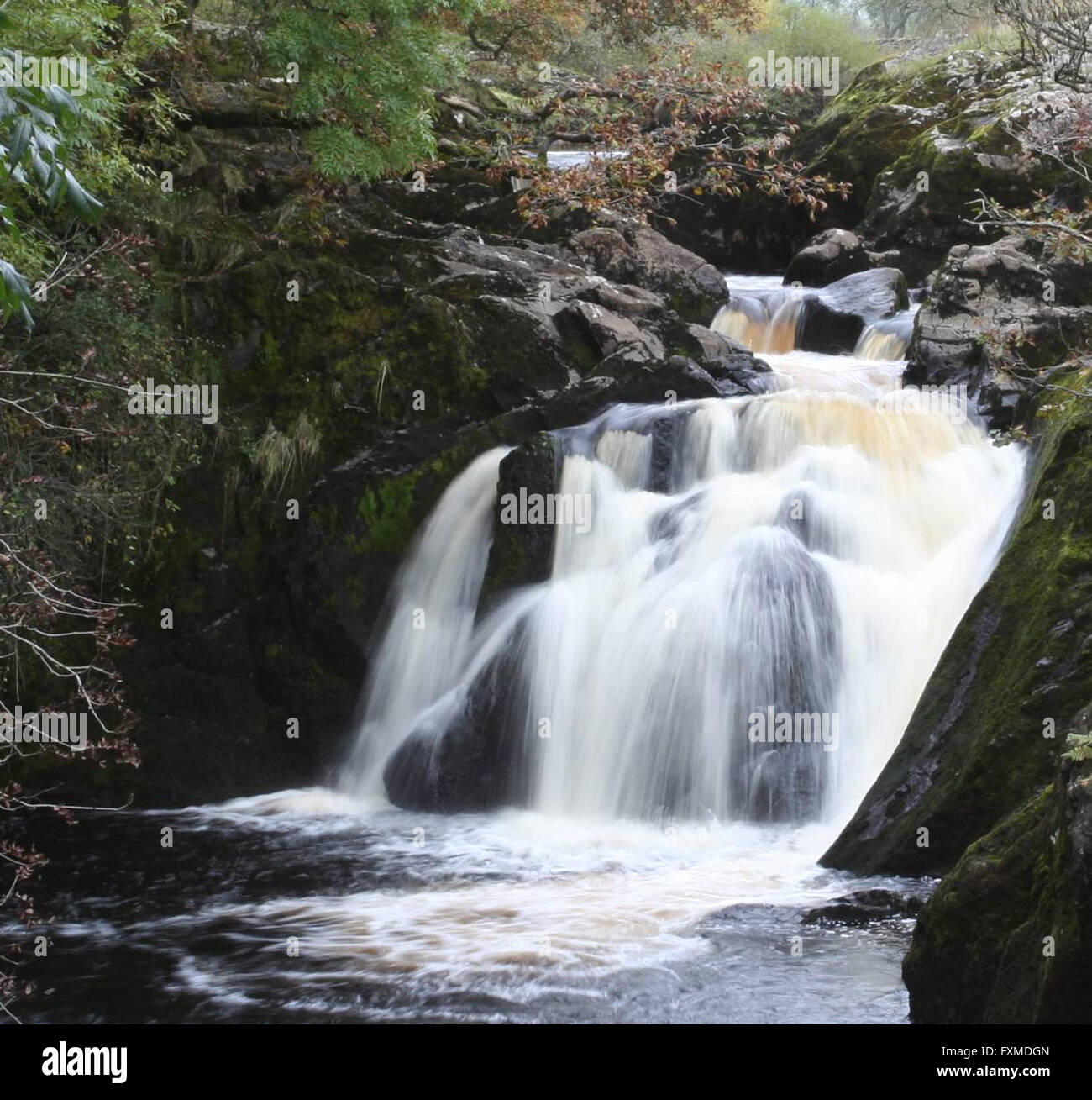 Beezley Falls Ingleton Waterfalls Walk Stock Photo - Alamy