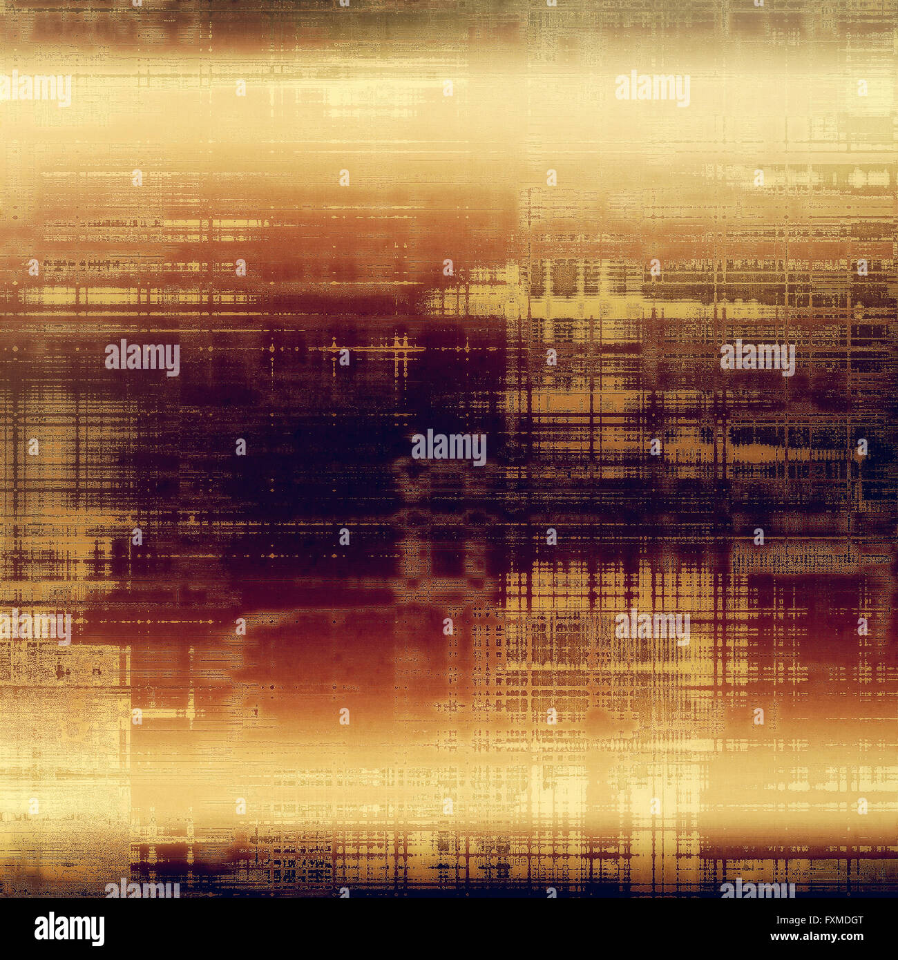 Old school elements on textured grunge background. With different color ...