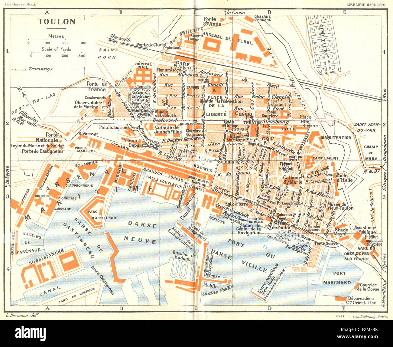 St raphael map hi-res stock photography and images - Alamy