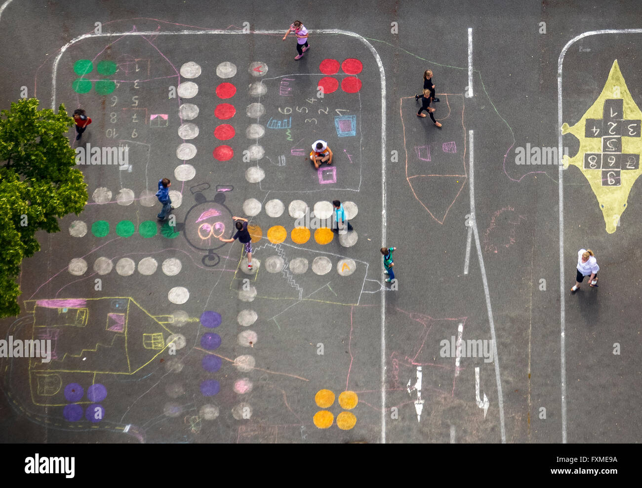 Aerial playground hi-res stock photography and images - Alamy