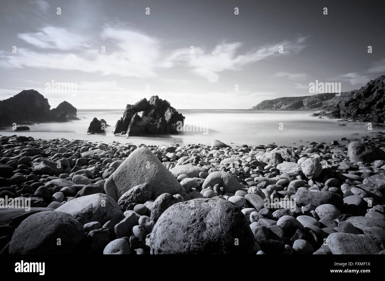 Abano beach in Portugal Stock Photo - Alamy