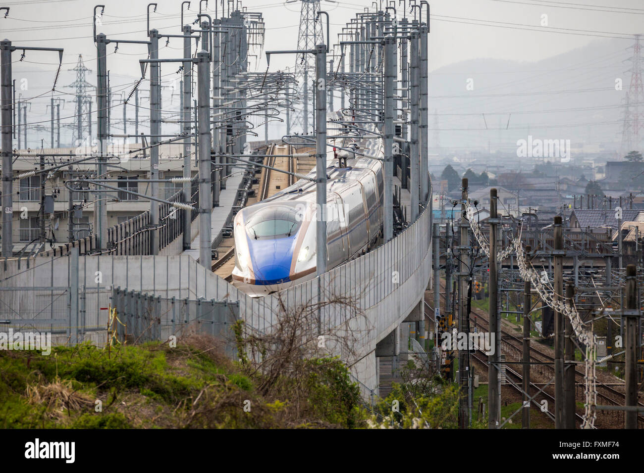 Shinkansen track hi-res stock photography and images - Alamy