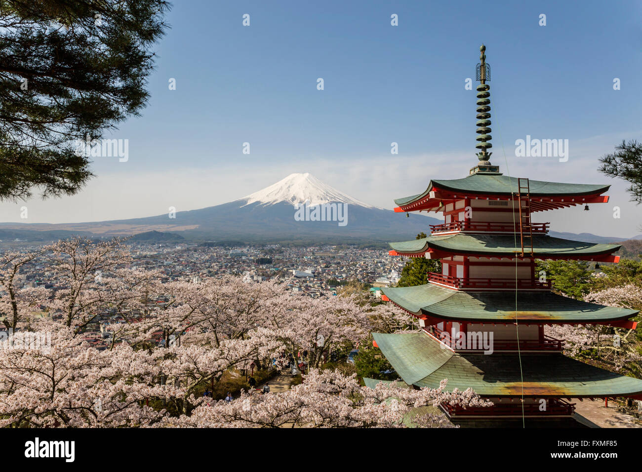 Niikura Asama Shrine, Fujiyoshida, Japan Stock Photo - Alamy