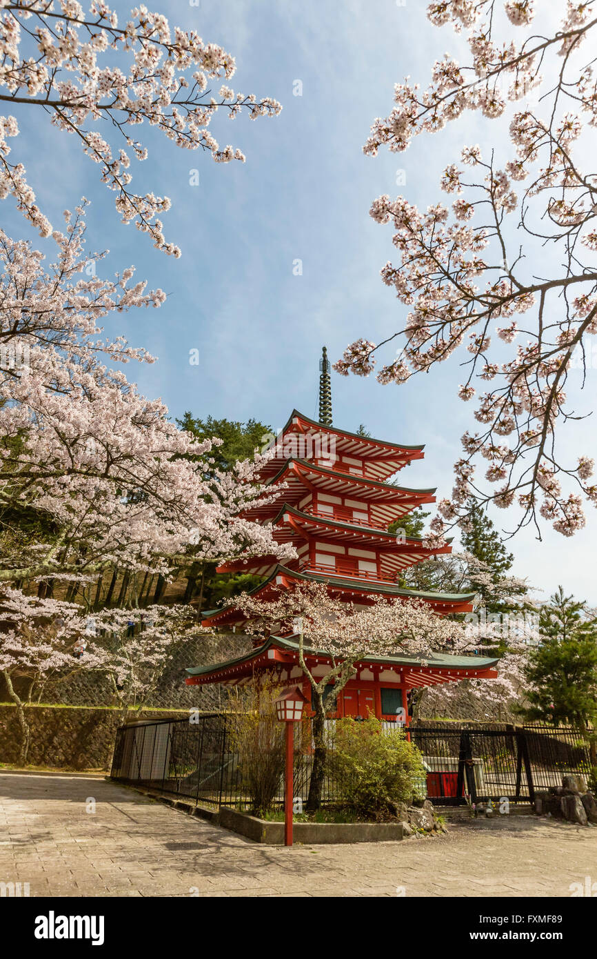 Fujiyoshida japan spring landscape hi-res stock photography and images ...