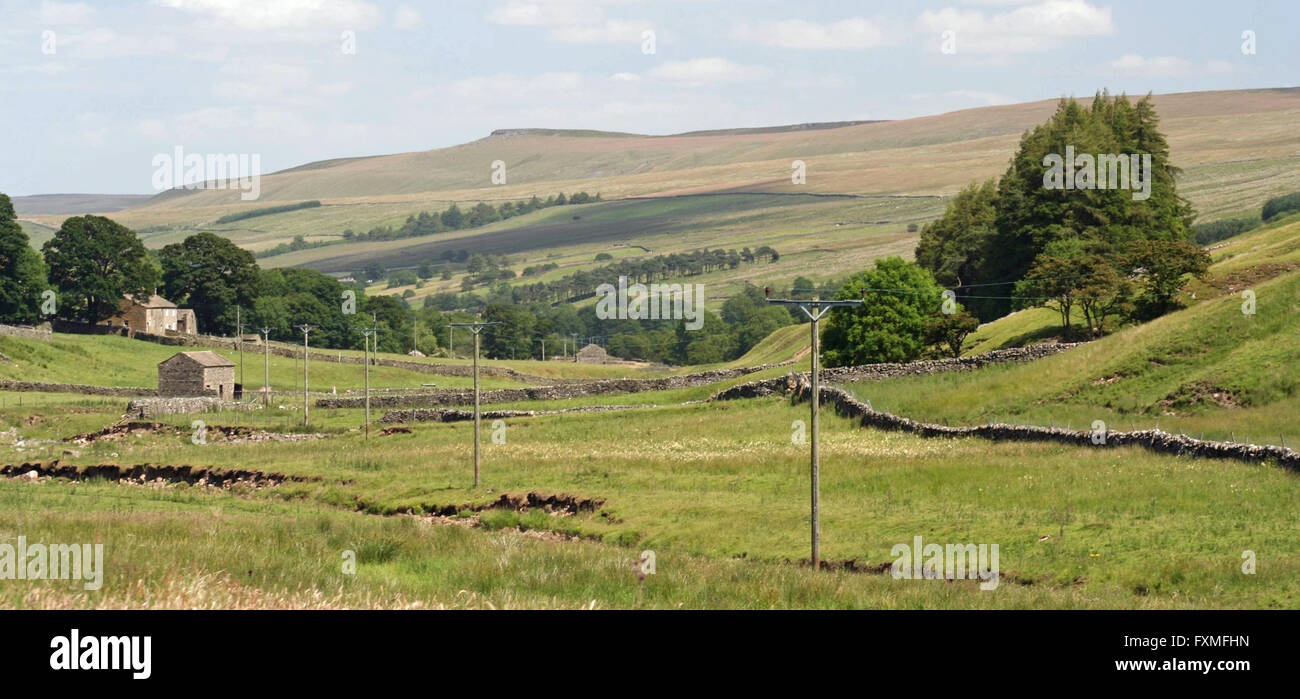 Farm Buildings in Coverdale Stock Photo - Alamy