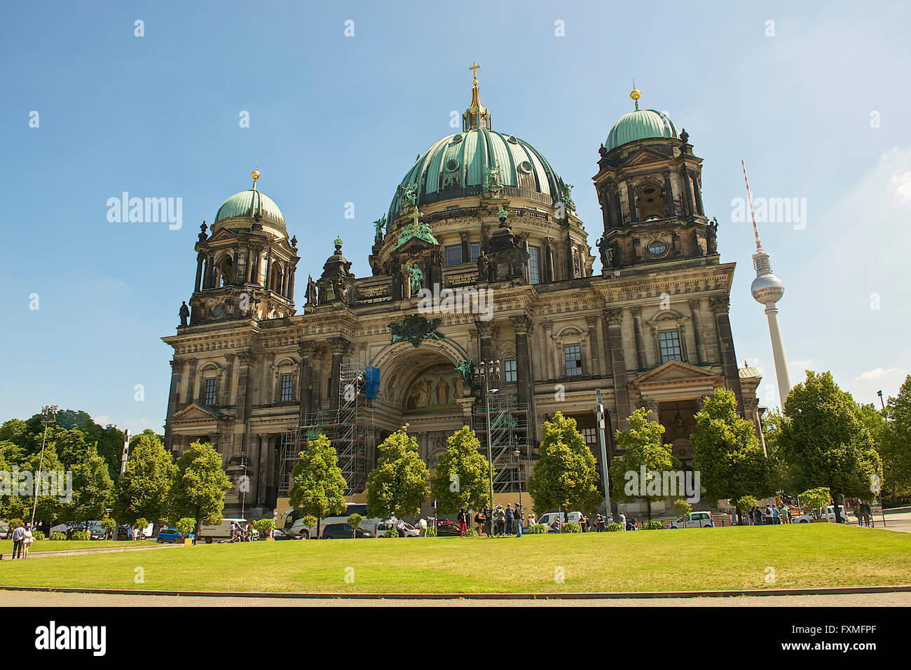 Berlin parish church tower hi-res stock photography and images - Alamy