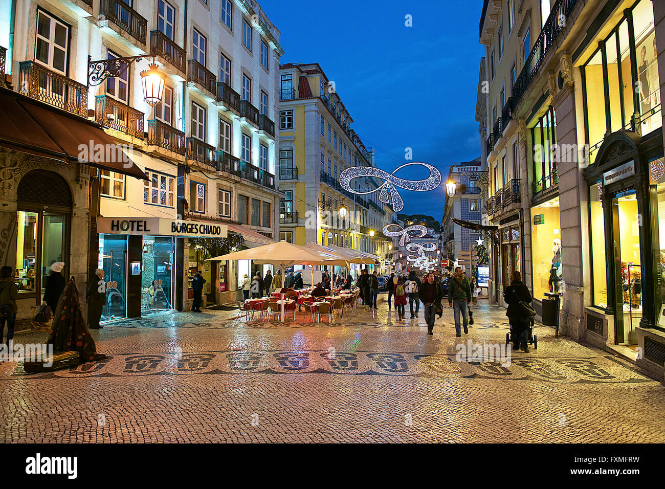 Lisbon night view hi-res stock photography and images - Alamy