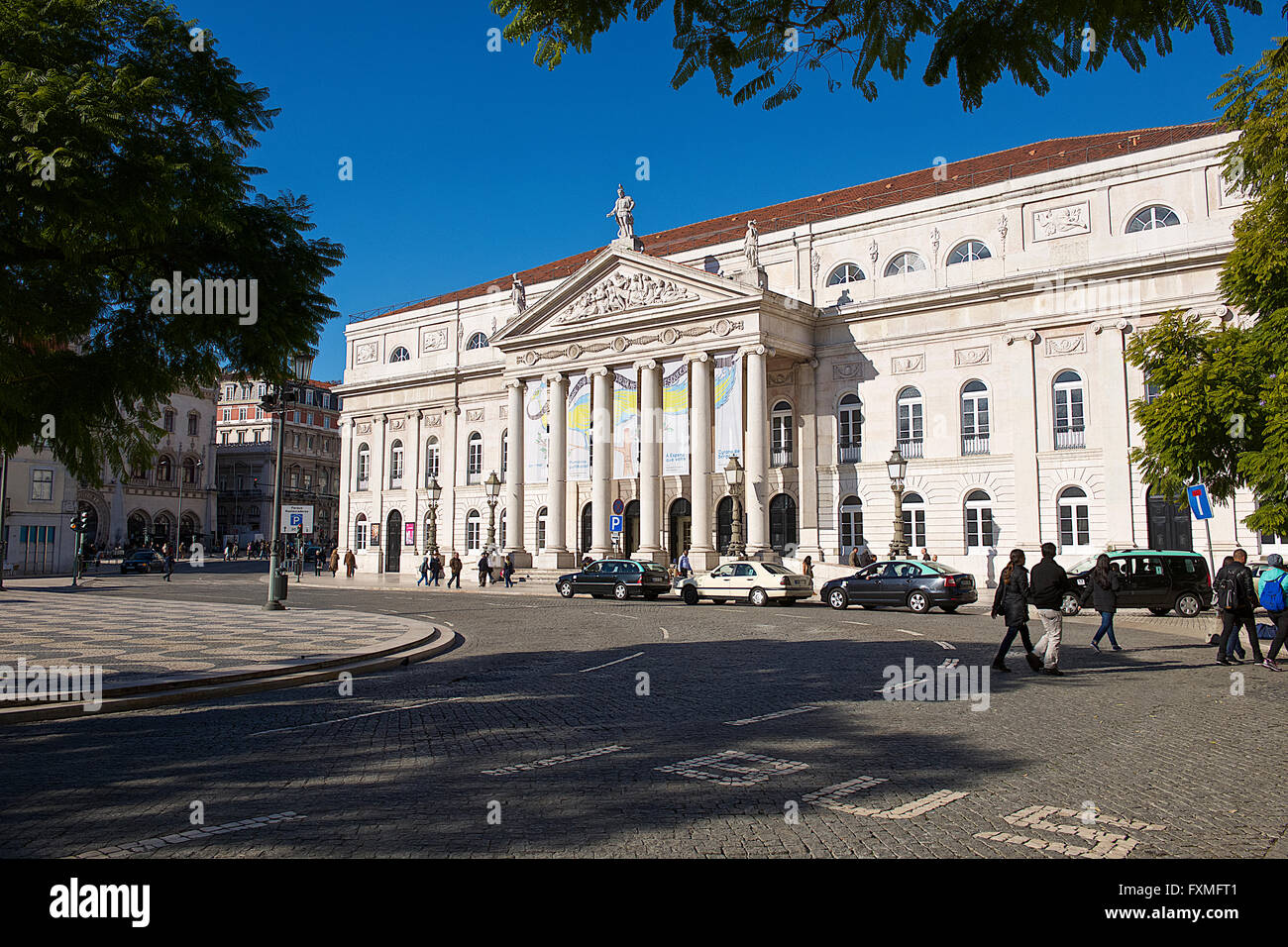 National theater d maria ii hi-res stock photography and images - Alamy