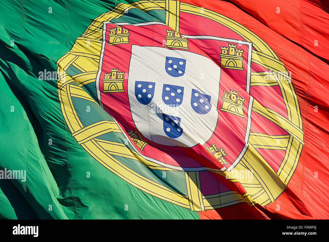 Portugal National Flag Stock Photo - Alamy