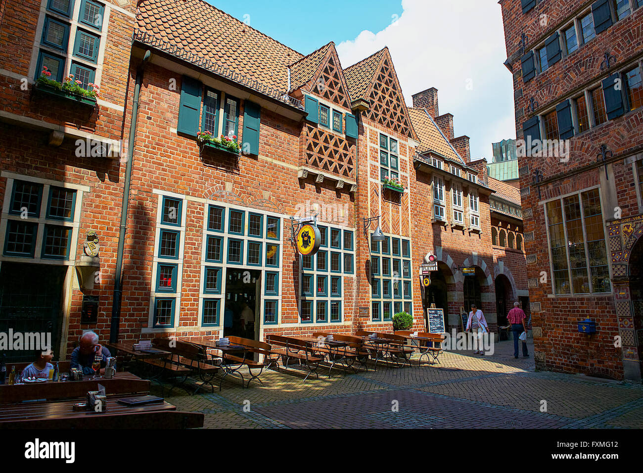 Street View of Bremen, Germany Stock Photo - Alamy