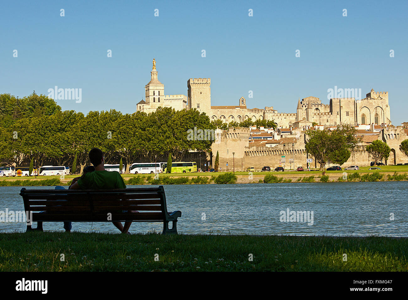 Avignon river view hi-res stock photography and images - Alamy