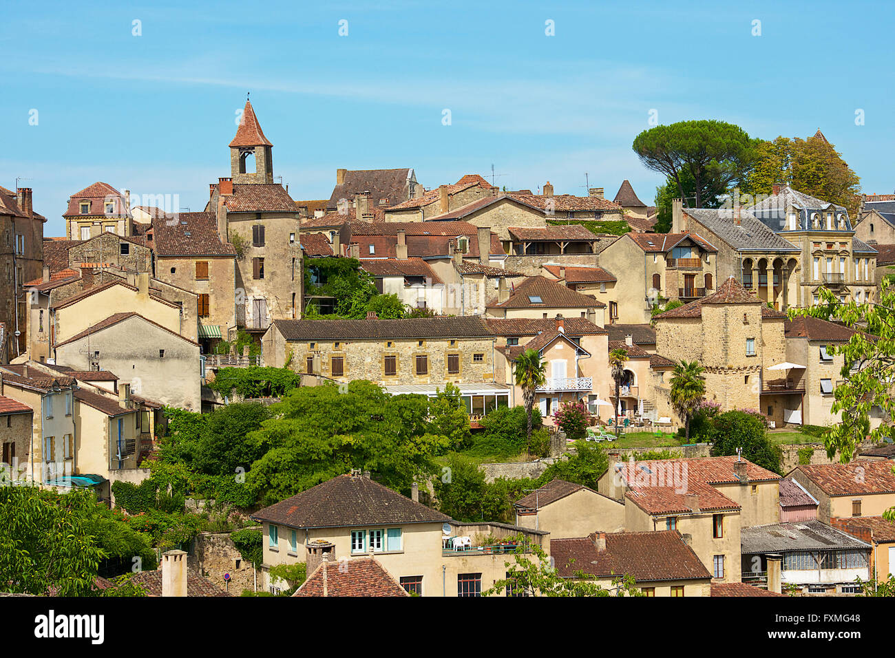 View of Belves, France Stock Photo - Alamy